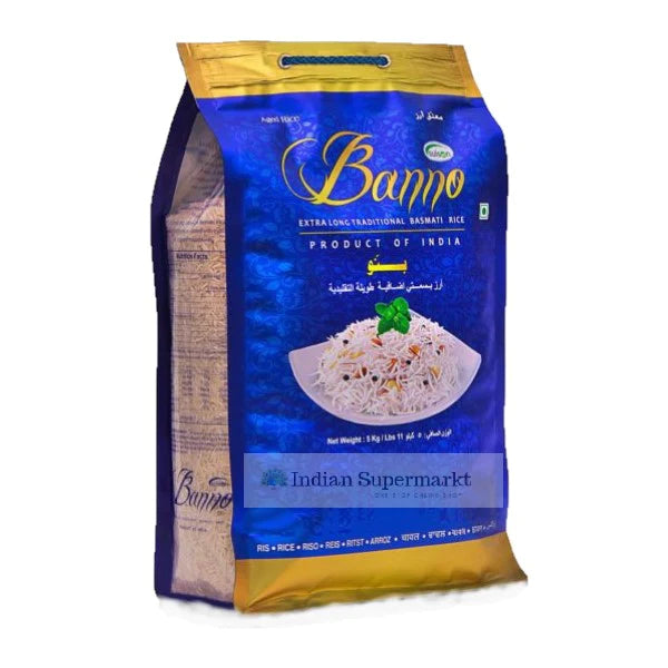 Banno Extra long Basmati Rice 10kg – Masala Markt