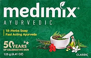 Medimix Ayurvedic Classic 18 Herbs Soap, 125g – Masala Markt