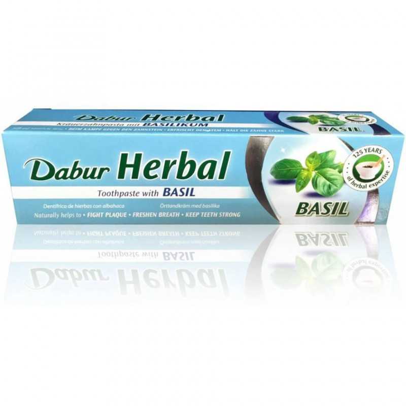 Dabur Herbal Basil Toothpaste – Masala Markt